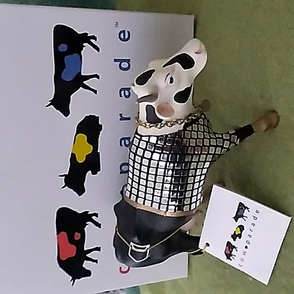 Westland | Accents | Vintage Disco Cow 934 Cow Parade Westland 201 With ...